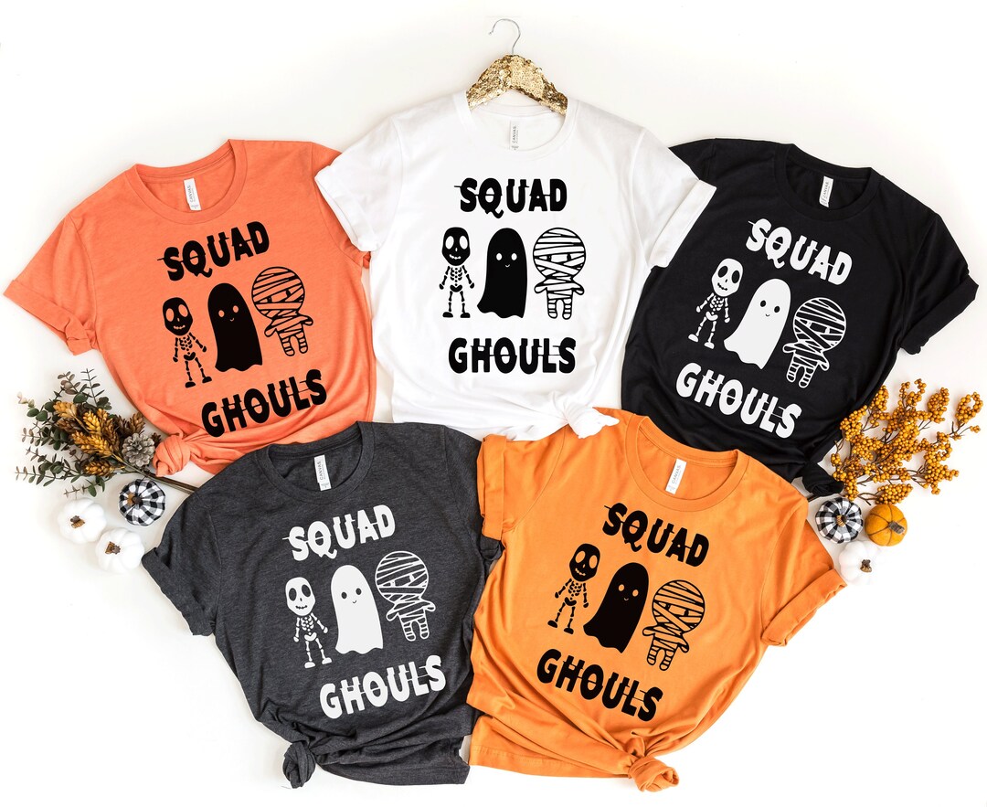 Squad Ghouls Shirt, Funny Halloween T Shirts, Halloween Tees for Kids ...
