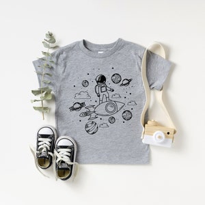 Kids Space Shirt, Space T-shirt for Kids, Astronaut Shirt, Toddler ...