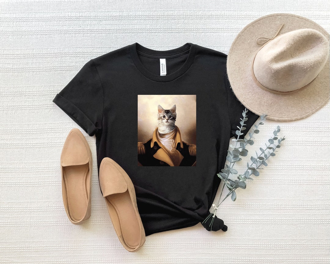 Custom Cat Shirt, Personalized Cat Photo and Name Shirt, Custom Name ...