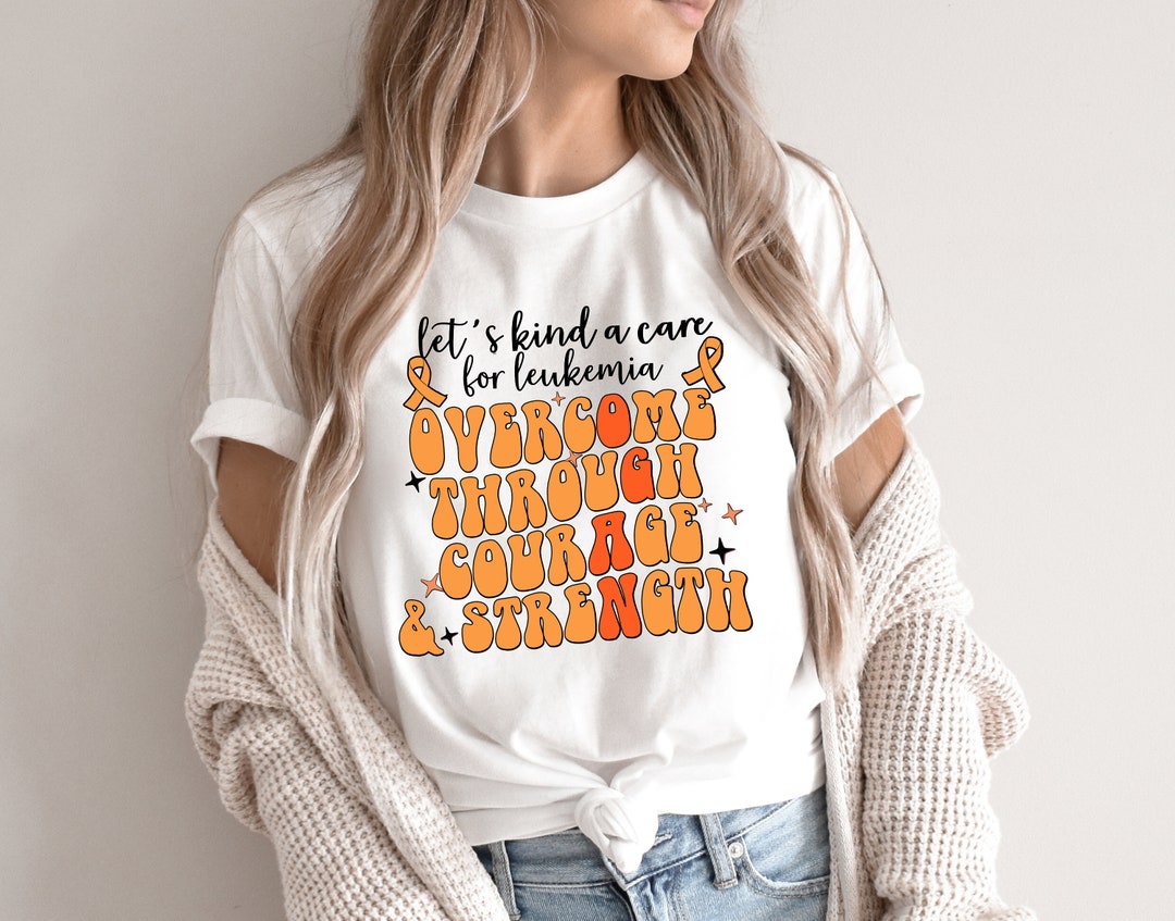 Motivational Shirt, Leukemia Shirt, Leukemia Ribbon, Cancer Shirt ...