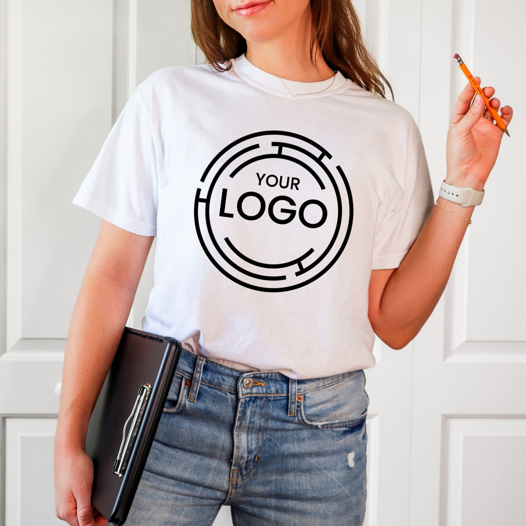 Custom Logo Shirt, Your Logo Shirt, Company Logo Shirt, Your Text Here ...