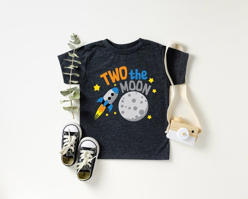 Two the Moon Shirt,2nd Birthday Shirt Boy,second Birthday Shirt 2,boys ...