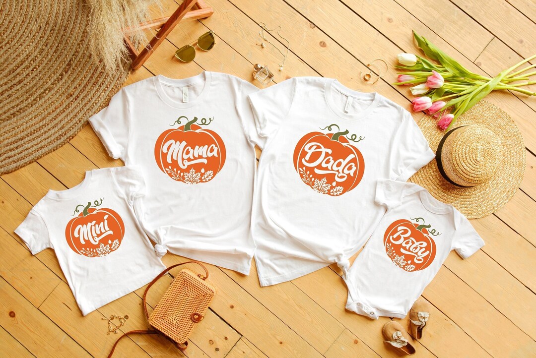 Halloween Family Matching Shirts, Pumpkin Family Shirts, Matching ...