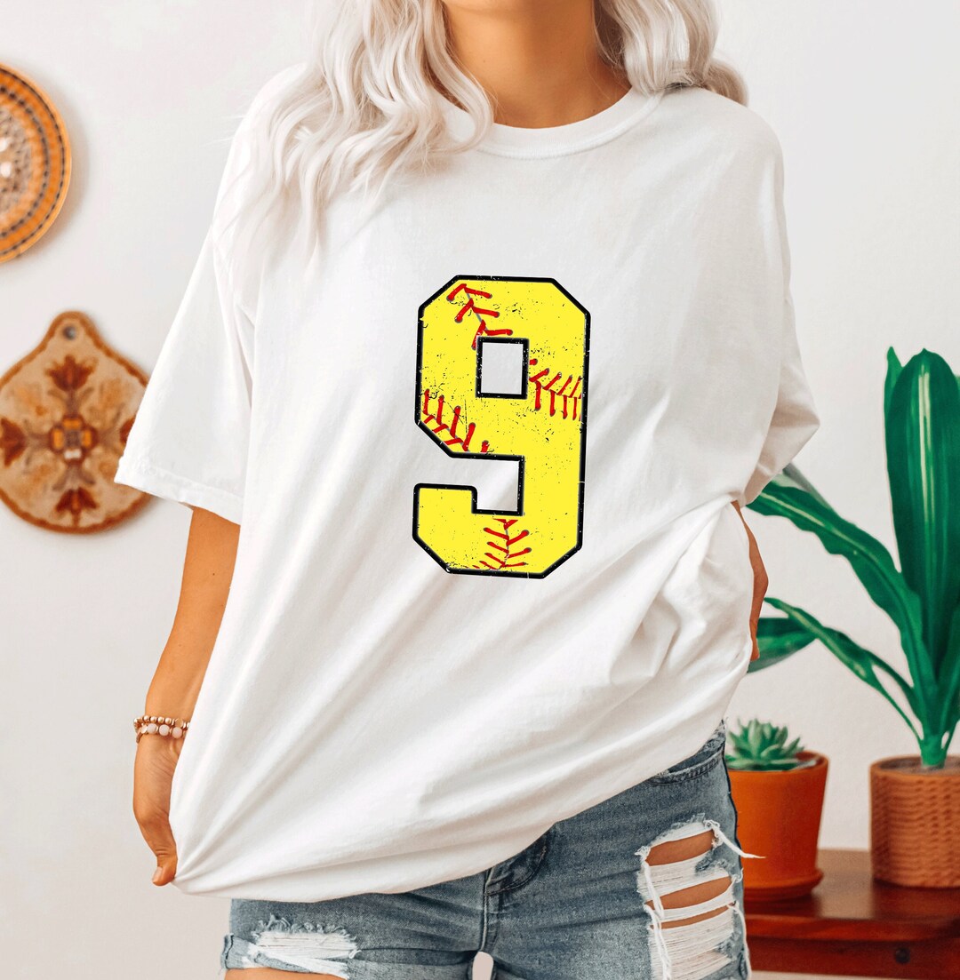 Custom Team Number T-shirts, Personalized Softball Player Tshirt ...