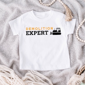 Master Builder Demolition Expert, Father Son Matching Shirt Set, Funny ...