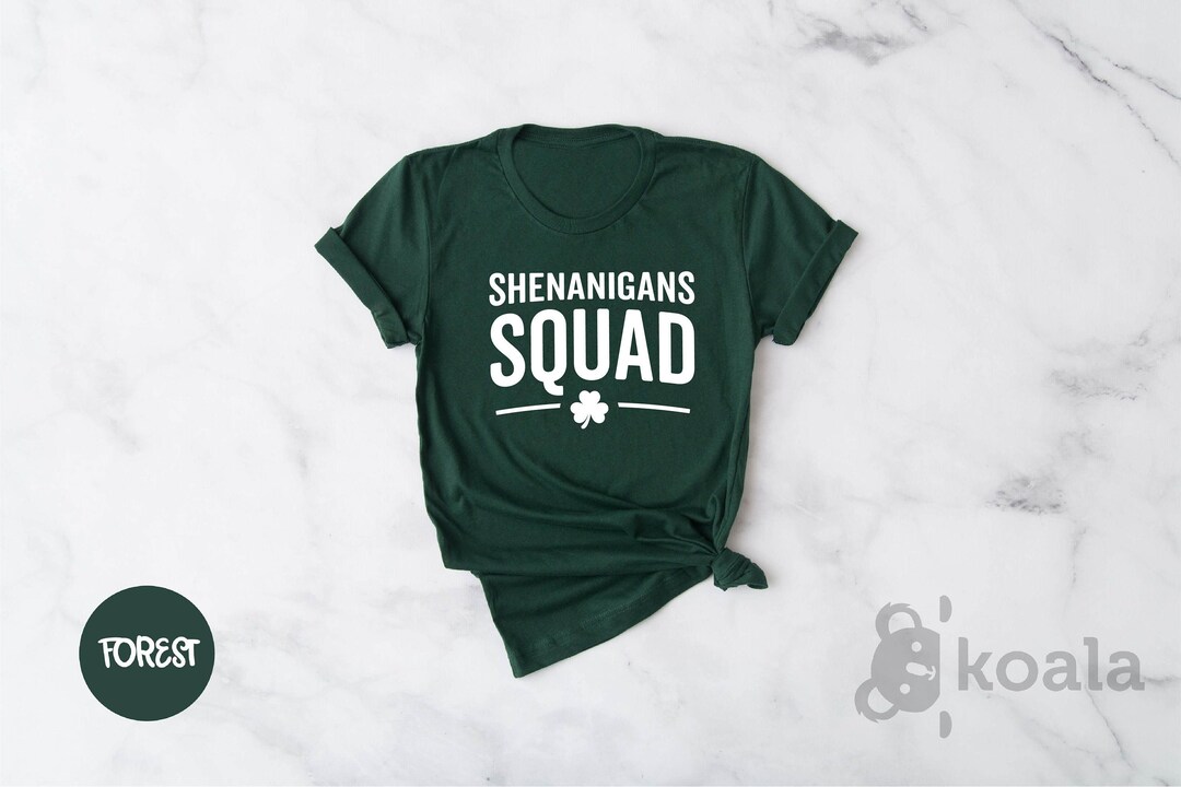 Shenanigans Squad Shirt, St Patricks Day Shirt, Saint Patty Day, Lucky ...