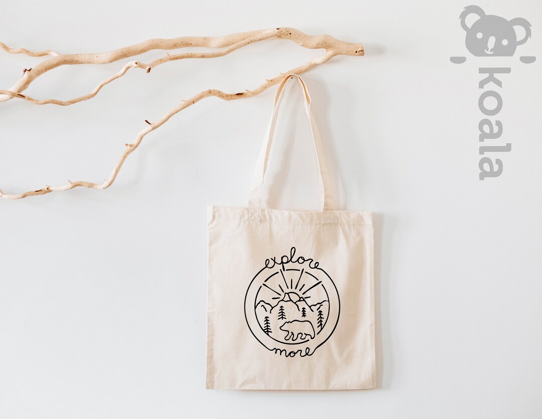 Explore More Tote Bag, Adventure Tote Bag, Adventurer Gift, Camping ...