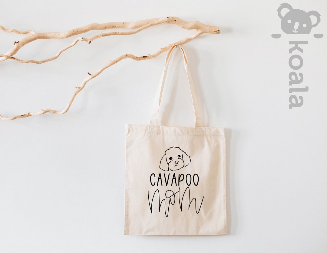 Cavapoo Tote Bag, Cavapoo Mom Tote Bag, Cavapoo Lover, Cavapoo Owner ...