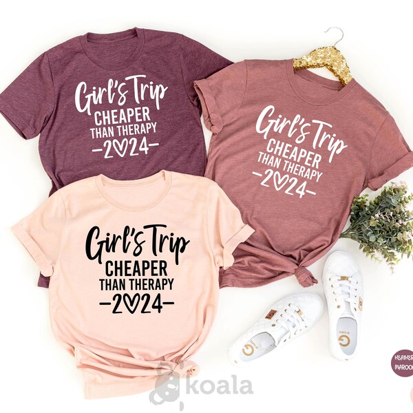 Girls Trip Cheaper Than Therapy Shirt - Etsy