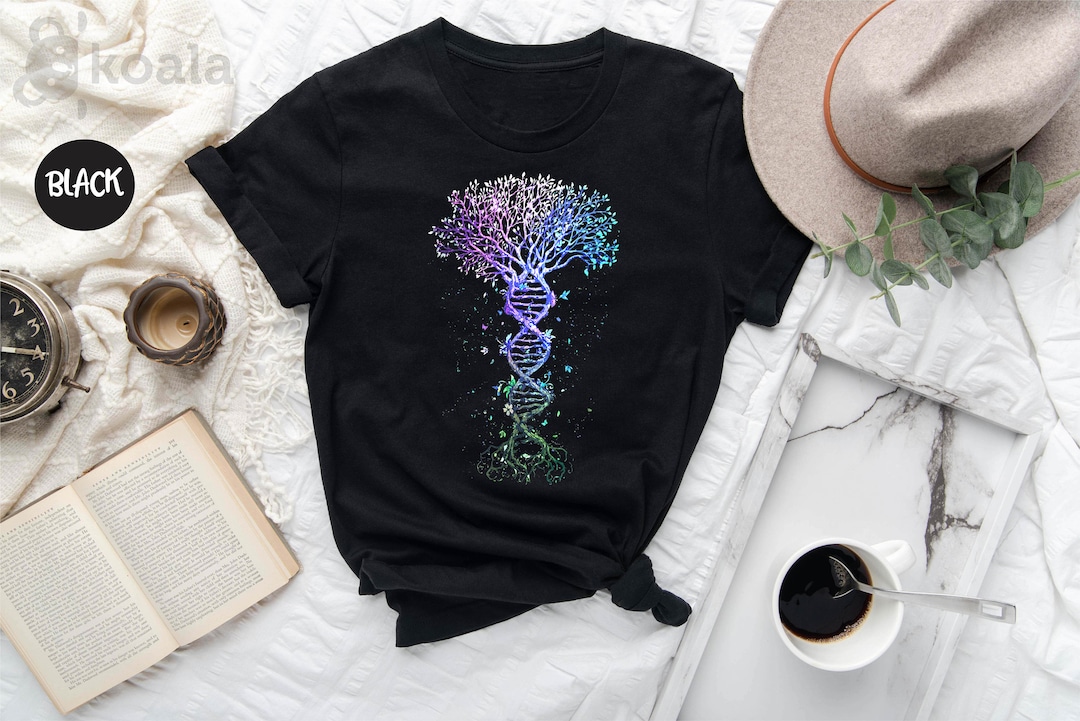 DNA Tree of Life Shirt, Meditation Zen Tree of Life Shirt, Mystical ...