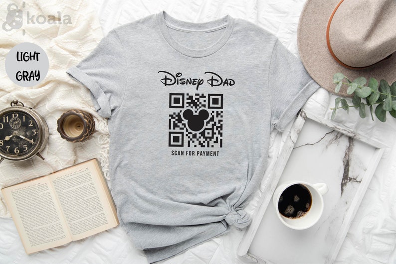 Disney Dad Scan for Payment Funny Disney Dad Shirt Disney - Etsy