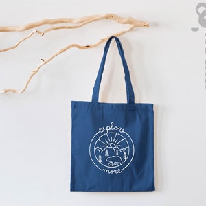 Explore More Tote Bag, Adventure Tote Bag, Adventurer Gift, Camping ...