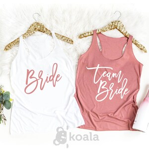 Team Bride Shirts, Bachelorette Party, Team Bride Tank Top, Bride Shirt ...