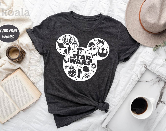 Star Wars Disney Shirt, Star Wars Shirt, Star Wars Mickey Ear Shirt ...