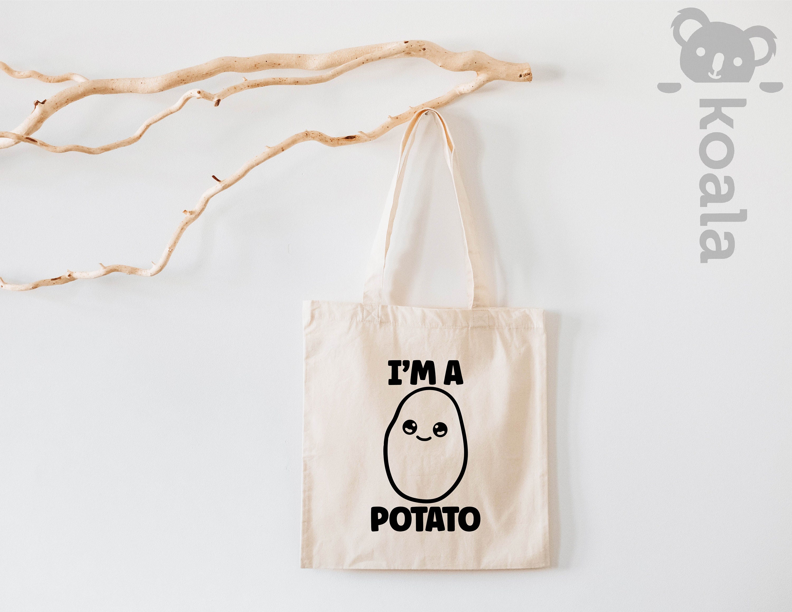 I'm A Potato Tote Bag, Potato Tote Bag, Funny Potato Tote Bag, Potato ...