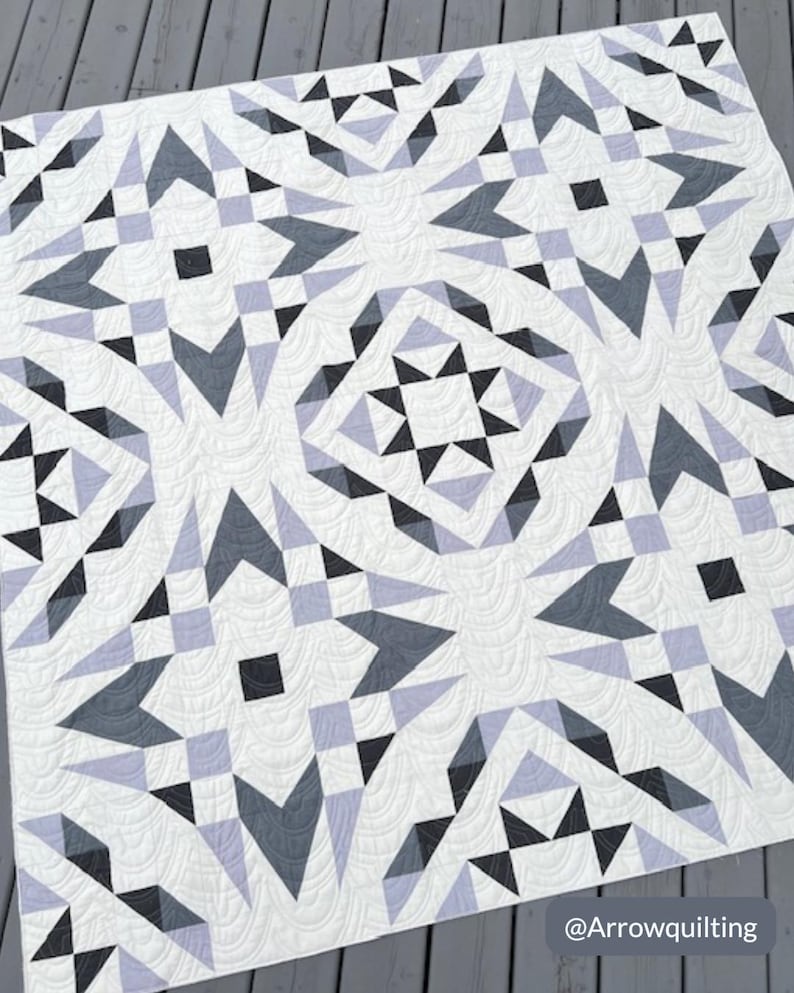 Mosaïque Quilt Pattern PDF English - Etsy