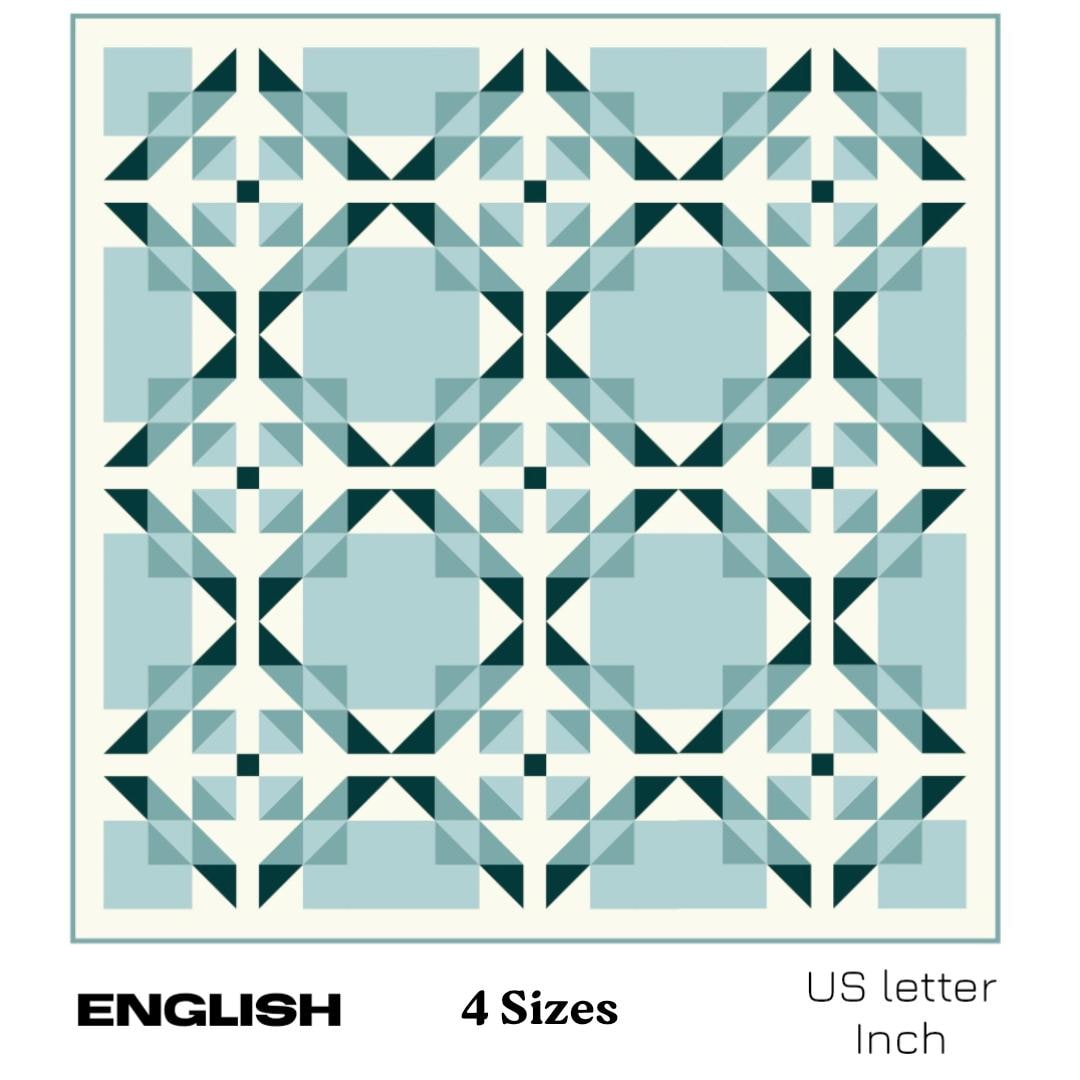 RITOURNELLE Quilt Pattern Pdf English - Etsy