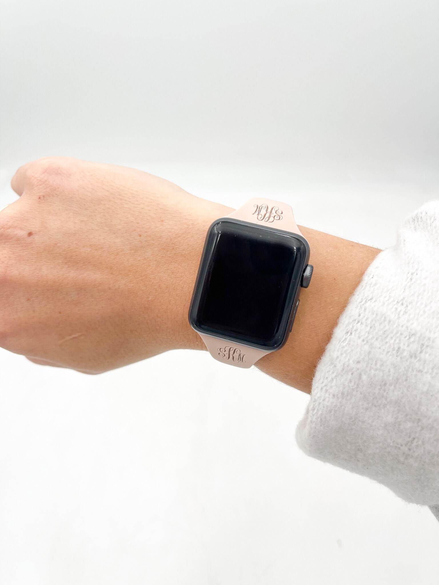 Personalized Apple Watch Band Monogram Apple Watch Strap Iwatch Band ...