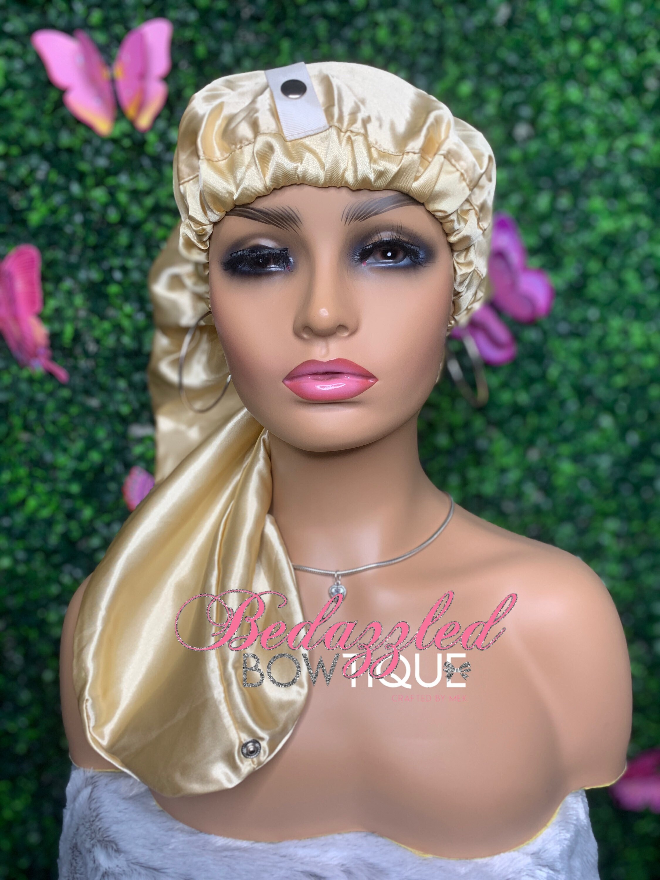 Soft Satin Long Bonnet - Etsy