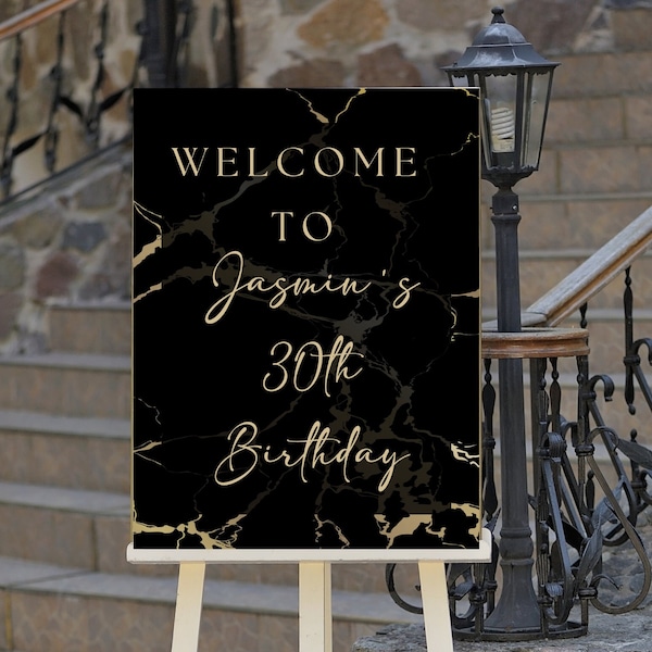 Marble Wedding Sign - Etsy