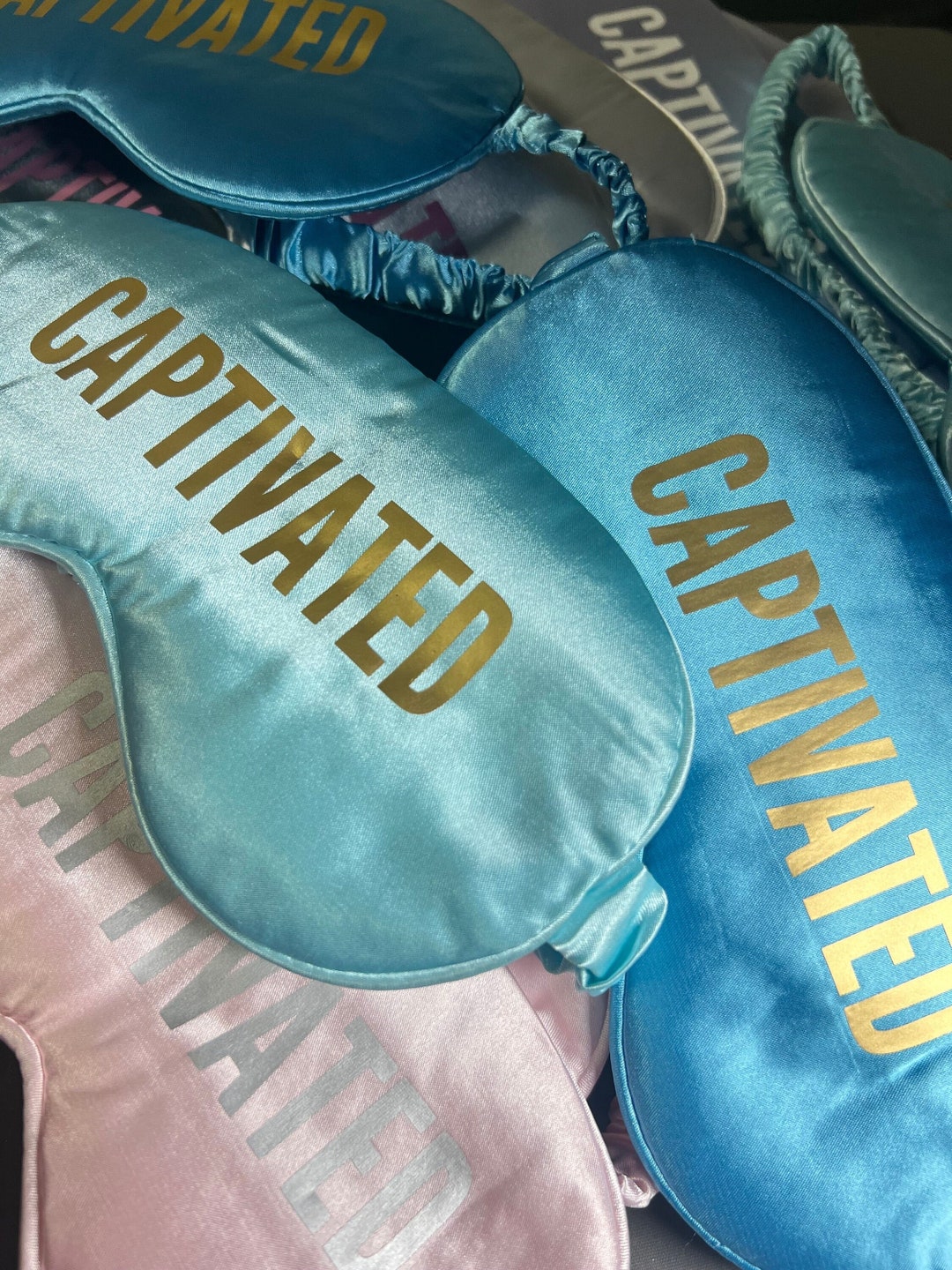 Customized Eye Masks |personalized Sleeping Masks| Customized Satin Eye ...