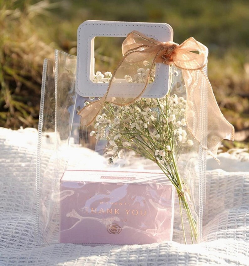 Clear Customizable Purse Gift Bag Clear Bag Personalized - Etsy