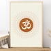 Aum Print | Om Wall Art | Om Symbol | Prayer/pooja Room Decor | Digital ...