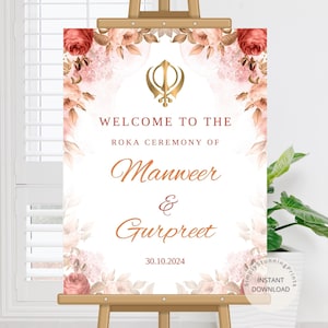 Indian Roka Ceremony as Engagement Welcome Sign | Roka Ceremony ...