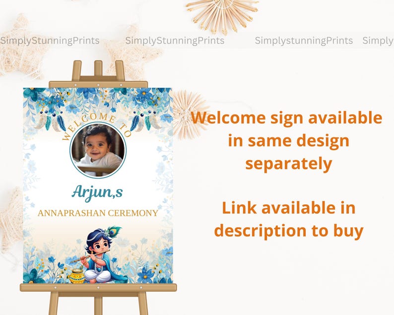 Floral Annaprashan Invitation Card: Rice Feeding Ceremony (digital ...