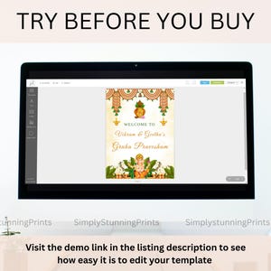 Indian Gruha Pravesham Welcome Sign | Housewarming Welcome Sign | Grah ...