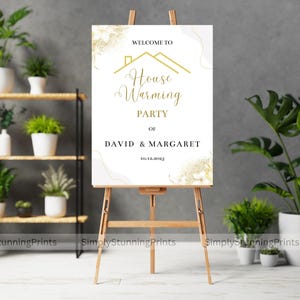 Simple Housewarming Welcome Sign | House Warming Party Welcome Board ...