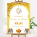 Indian Engagement Invitation Card | Floral Engagement Invite | Roka ...