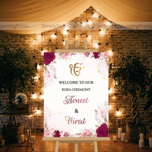 Indian Roka Ceremony as Engagement Welcome Sign | Roka Ceremony ...