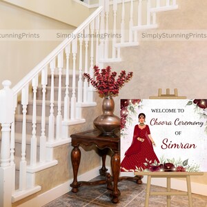Choora Ceremony Welcome Sign Panjabi Choora Welcome Sign Chooda Signs ...