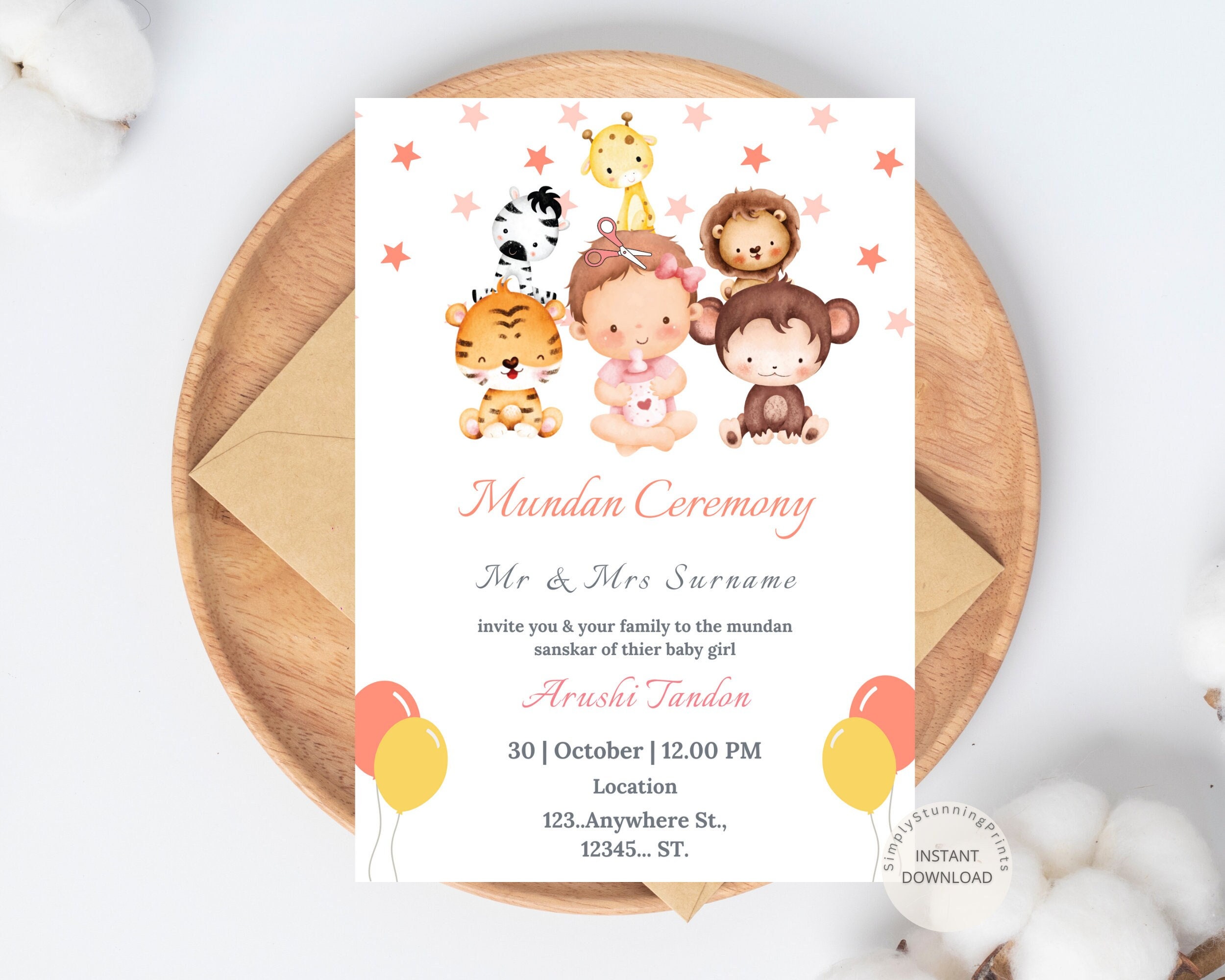 Mundan Ceremony Invitation Quotes Create Mundan Ceremony Invitation