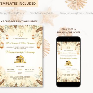 Muslim House Warming Invitation Card | Housewarming Party Invite ...