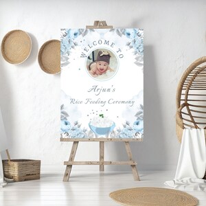 Rice Feeding Welcome Sign Boy | Rice Feeding Decoration | Annaprashan ...
