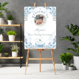 Rice Feeding Welcome Sign Boy | Rice Feeding Decoration | Annaprashan ...
