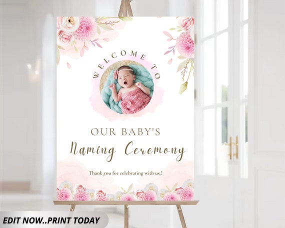 Naming Ceremony Banner