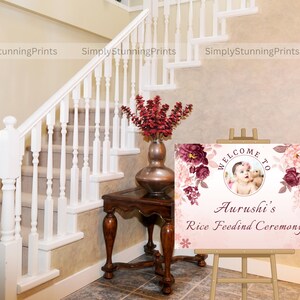 Rice Feeding Ceremony Welcome Sign Pasni Welcome Sign Baby Pasni ...