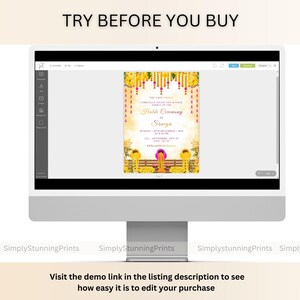 Haldi Ceremony Invitation Card as Maiyan Invitation | Haldi Night ...