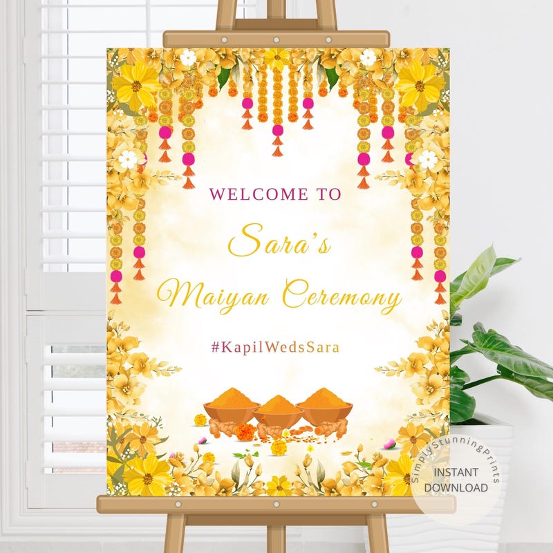 Haldi Decorations Floral - Etsy UK