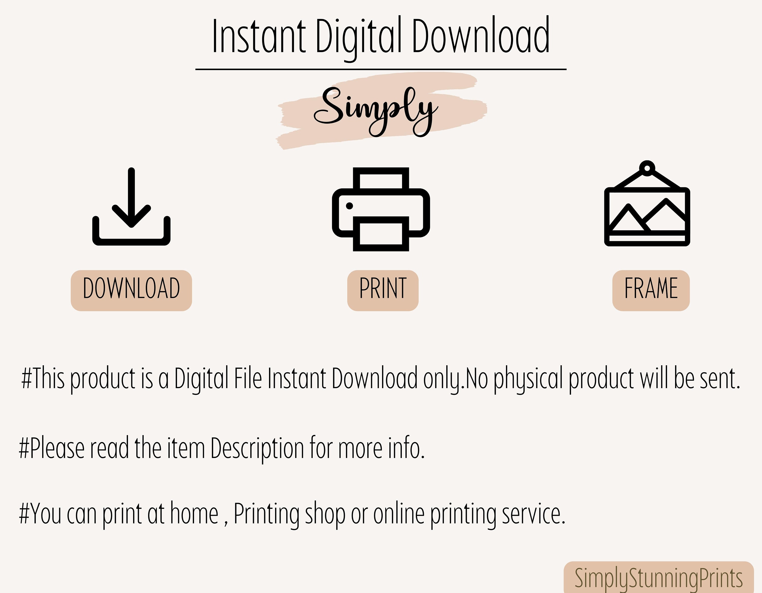 Aum Print Om Wall Art Om Symbol Prayer/pooja Room Decor Digital ...