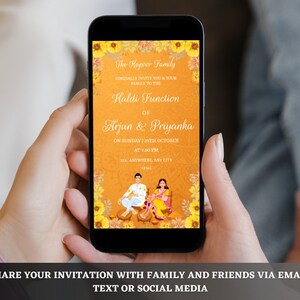 Haldi Ceremony Invitation Template Pithi Invitation as Maiyan Invite ...