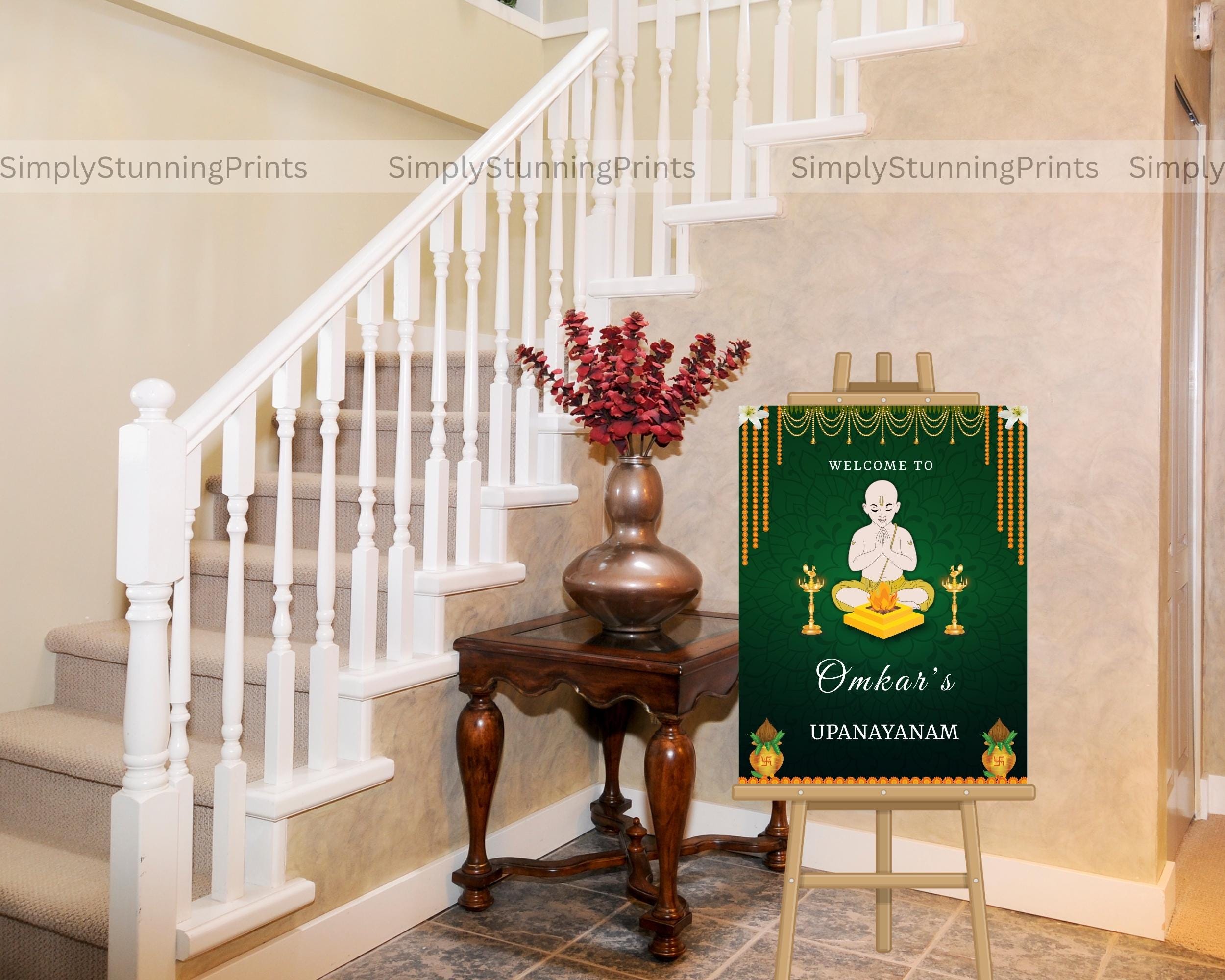 Buy Upanayanam Welcome Sign: Thread Ceremony Poster (digital Download ...