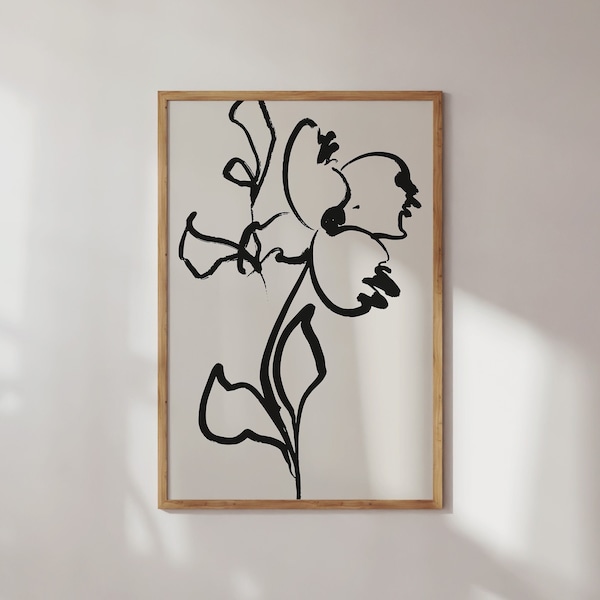 Abstract Floral Art - Etsy