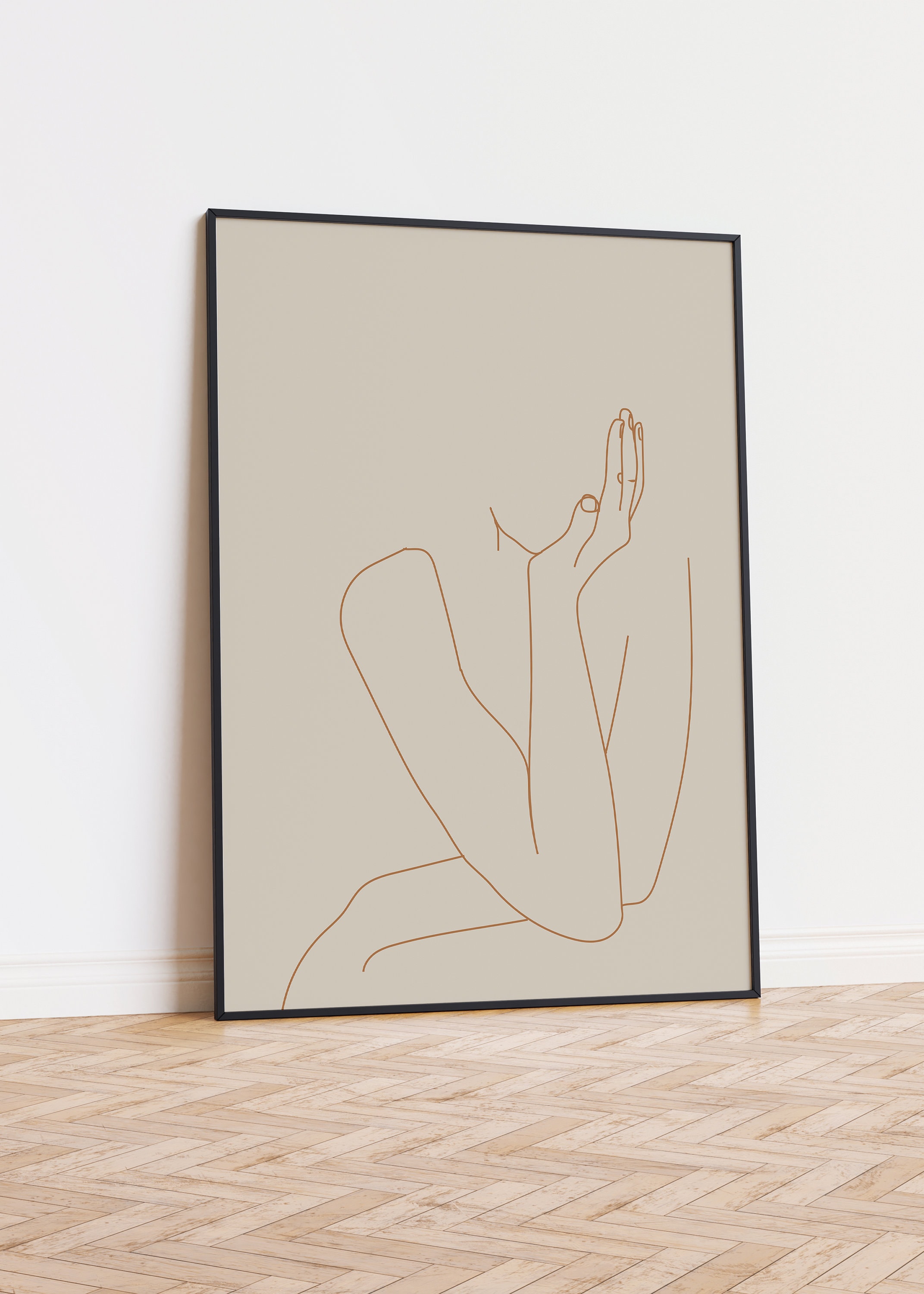 Female Form Line Art Print Woman Line Drawing Minimal Line - Etsy