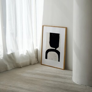 Black Abstract Art Print, Black Abstract Art, Printable Art, Gallery ...