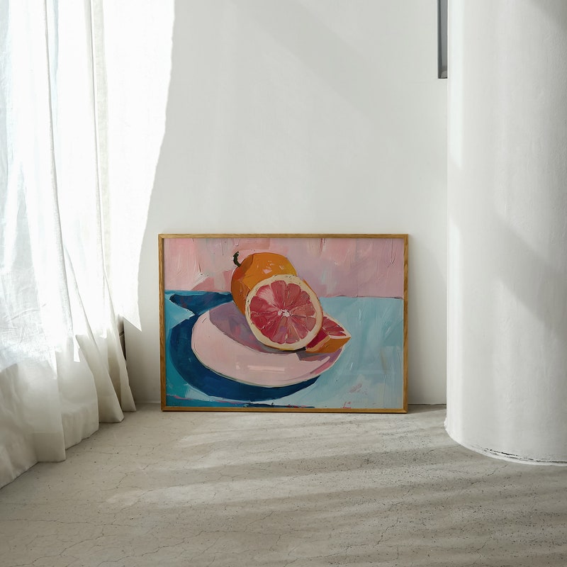 Grapefruit Painting - Etsy