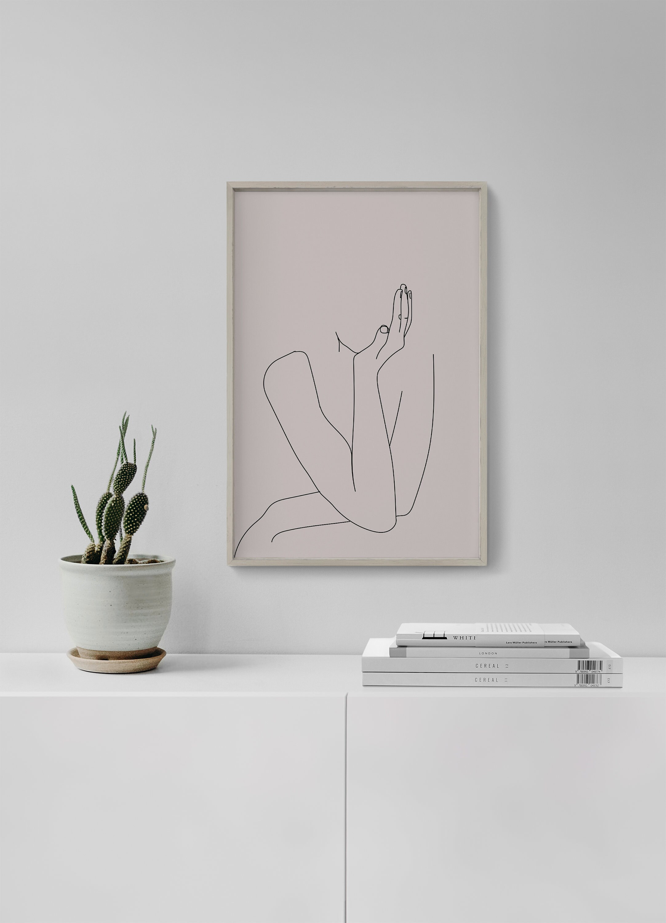 Female Line Art Print Woman Line Drawing Poster Minimal Line - Etsy
